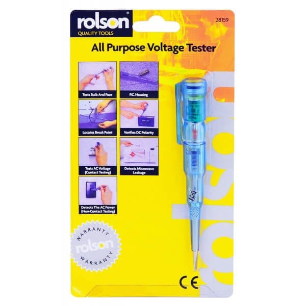 Rolson All Purpose Voltage Tester | Battery Power-Zone