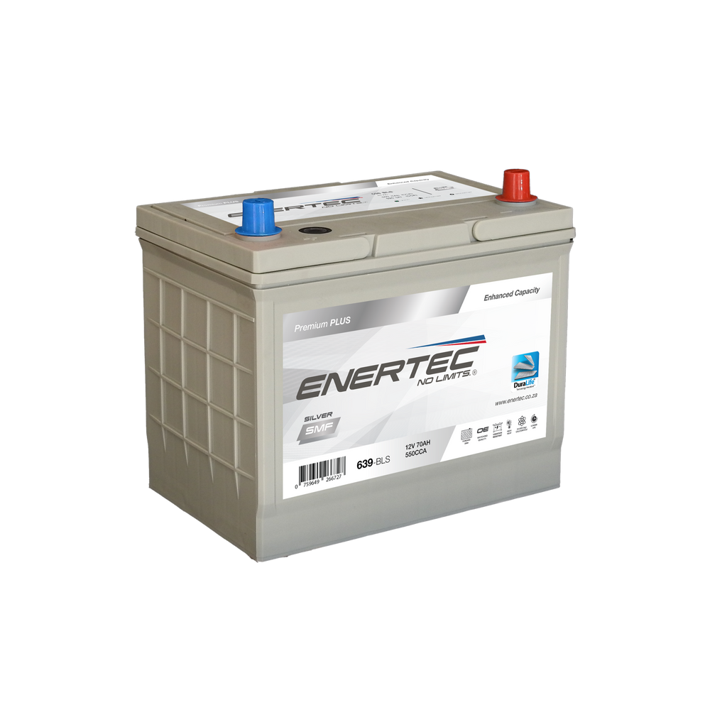 639-BLS 12V 70Ah Enertec Silver Lead-Acid Automotive Battery | Battery ...