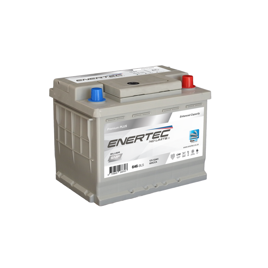 646-BLS 12V 63Ah Enertec Silver Lead-Acid Automotive Battery | Battery ...