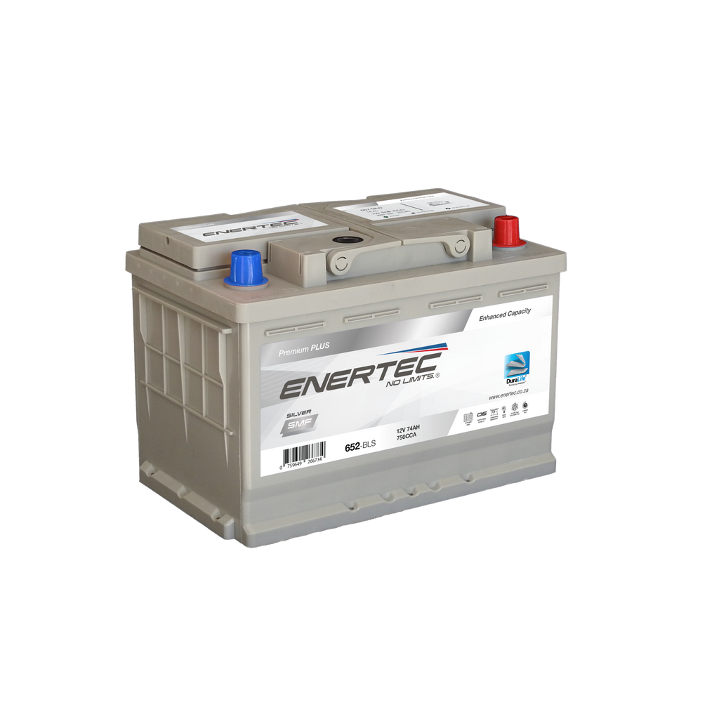652-BLS 12V 74Ah Enertec Silver Lead-Acid Automotive Battery | Battery ...