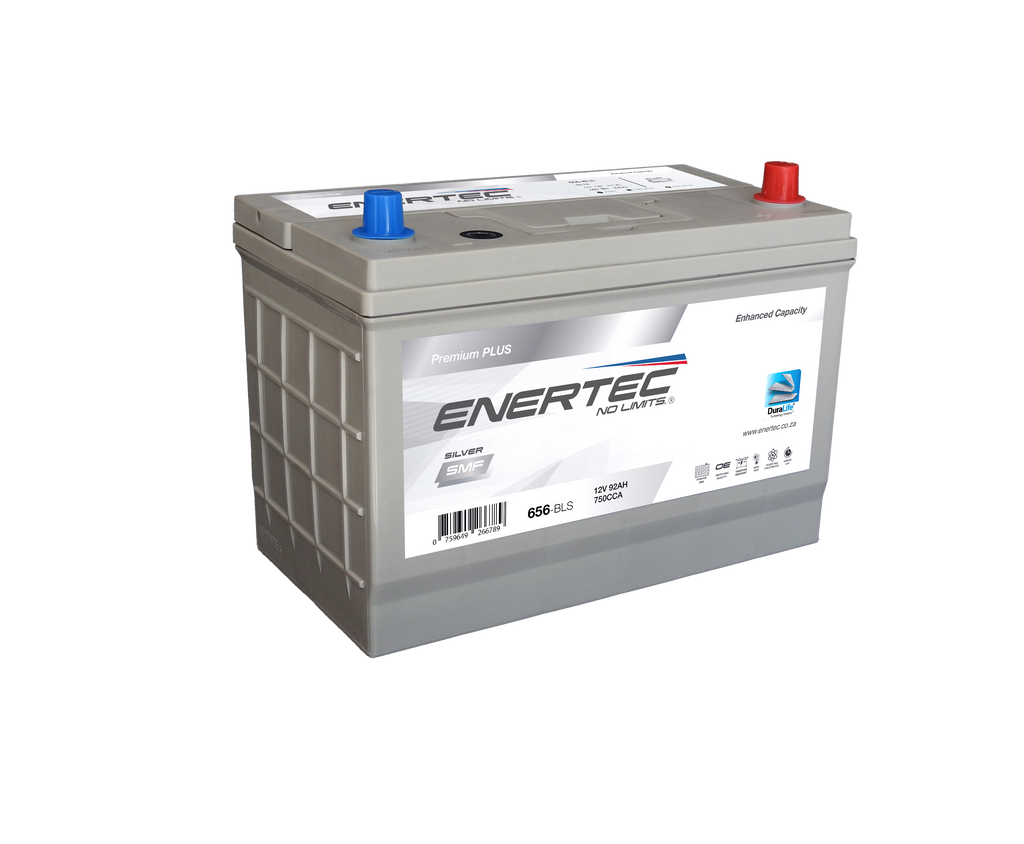 656-BLS 12V 92Ah Enertec Silver Lead-Acid Automotive Battery ...