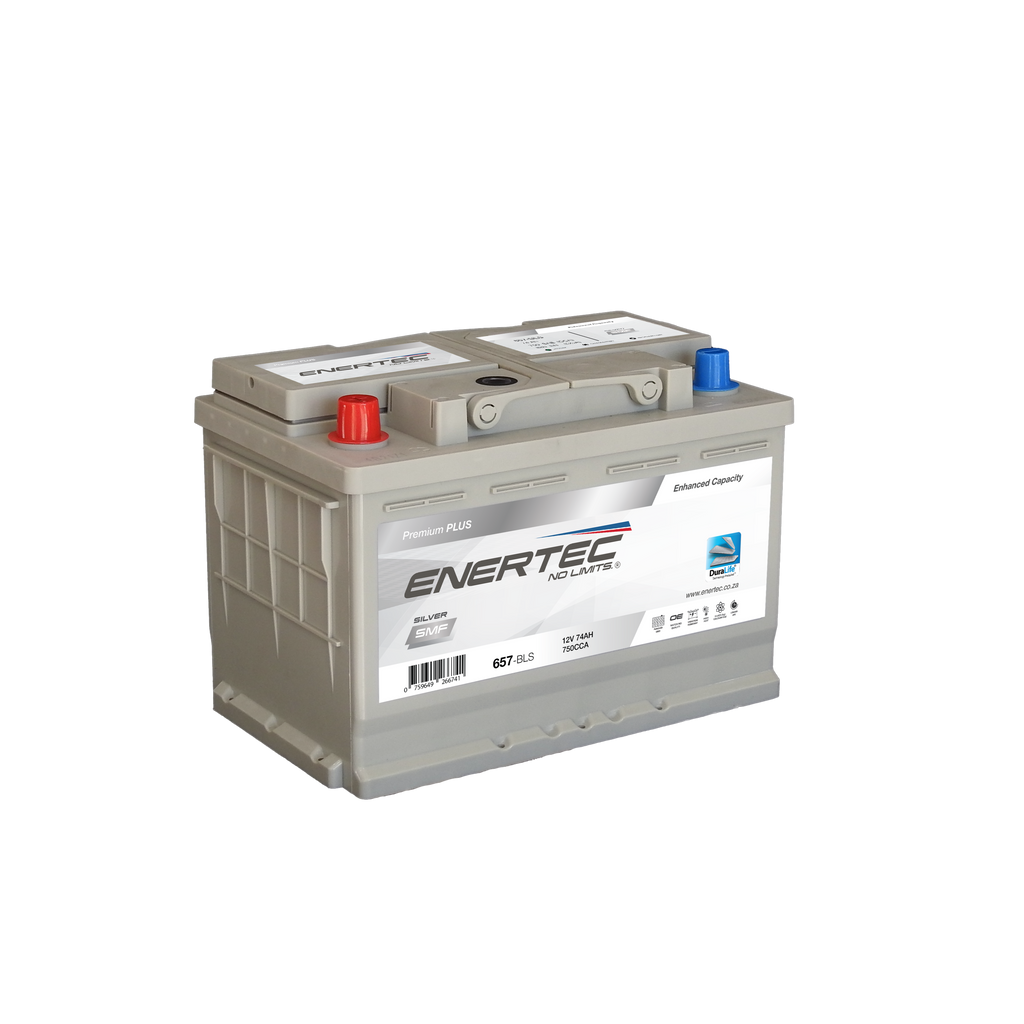 657-BLS 12V 74Ah Enertec Silver Lead-Acid Automotive Battery | Battery ...