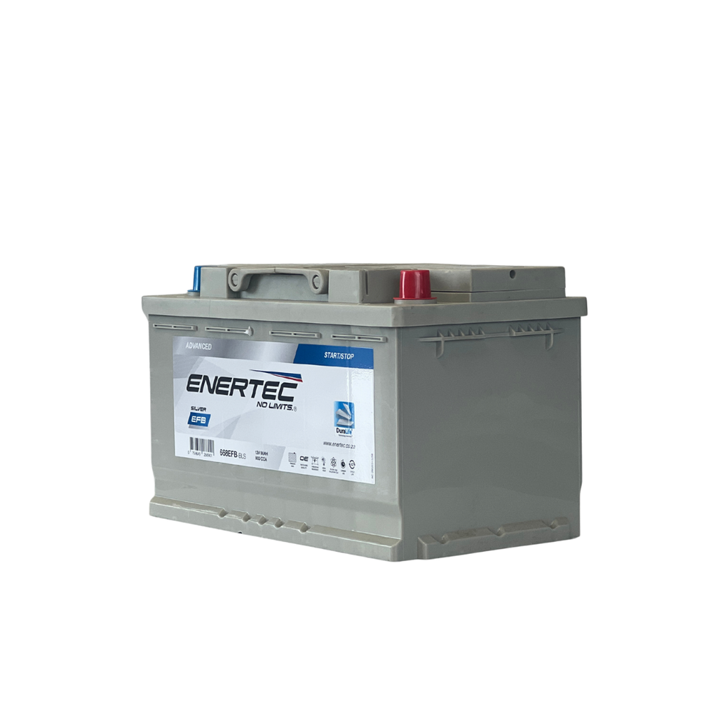 668EFB-BLS 12V 80Ah Enertec Silver Lead-Acid Automotive Battery ...