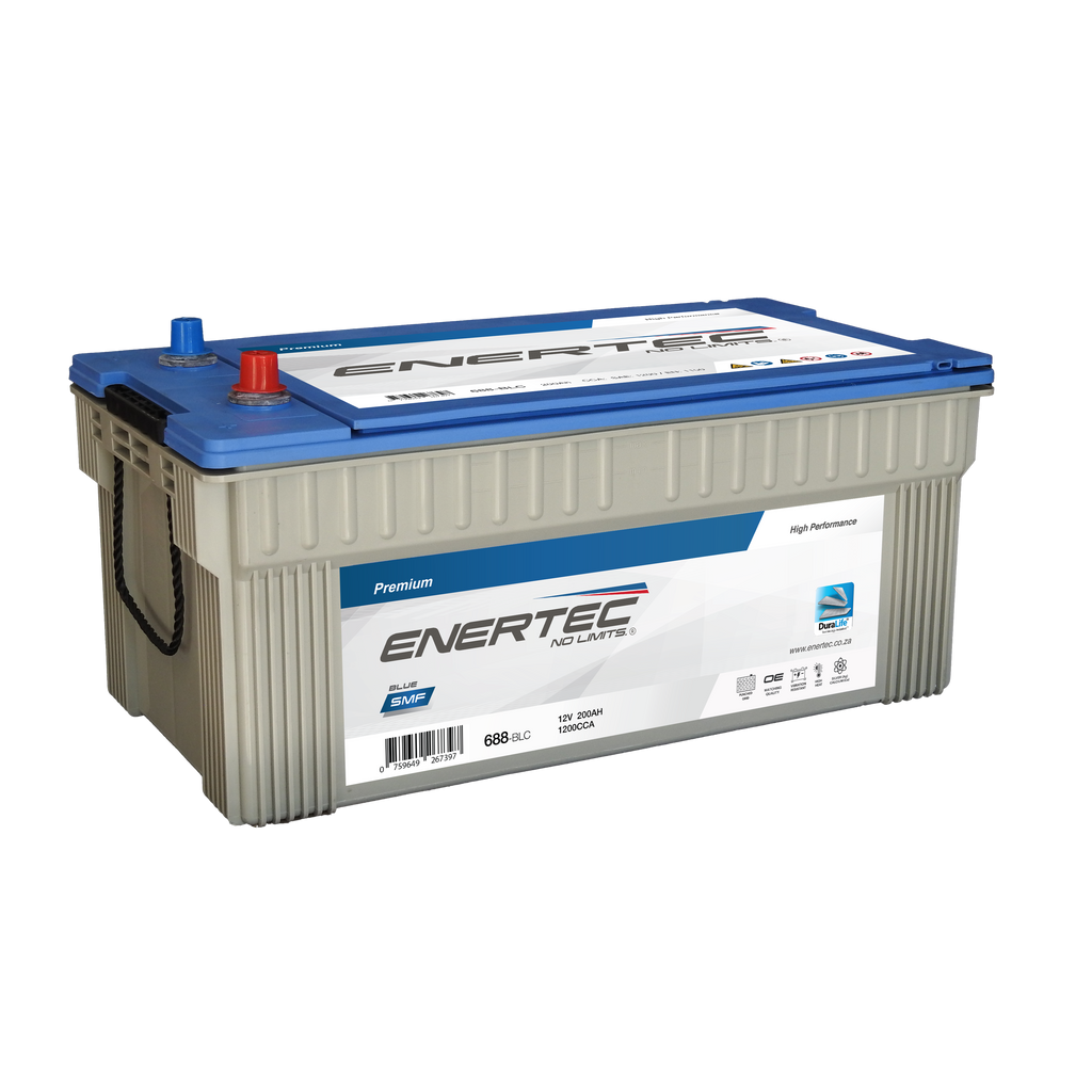 688-BLC 12V 200Ah Enertec Blue Lead Calcium truck, mining, and ...